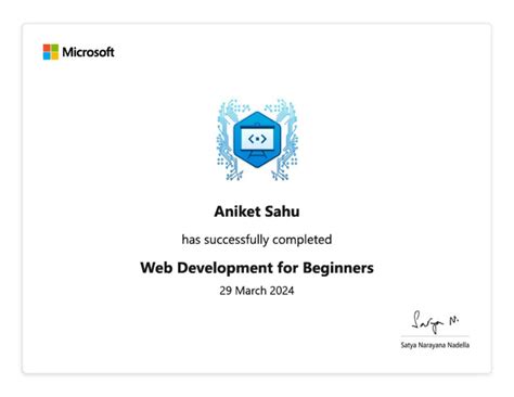 Aniket Sahu On Linkedin Webdevelopment Coding Learning Achievement