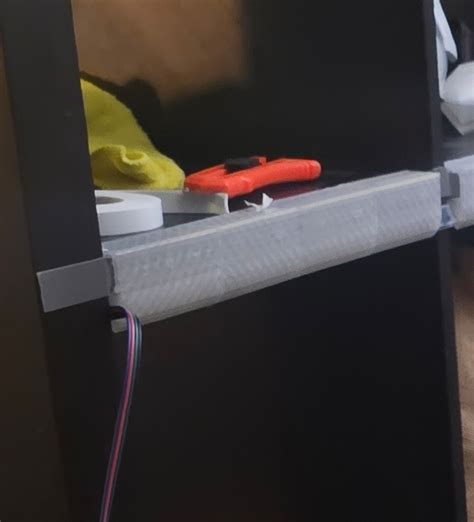 Free 3d File Ikea Kallax Led Strip Diffuser Bracket 🪞 ・3d Printable Object To Download・cults