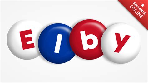 Elby Logo With Circles In Russian Colors Text Effect Generator