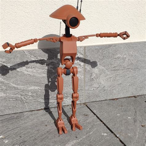3d Printable Pit Droid 1 2 By Kevin Thomas