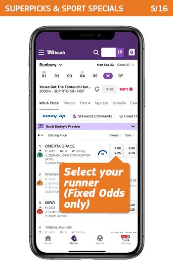 Superpicks And Sport Specials Tabtouch Help