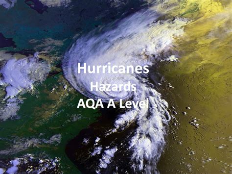 Hurricanes Aqa A Level Geography Teaching Resources