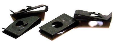 8 32 C8103 832 4 Tinnerman Style U Type Spring Nuts Steel Black Phos 3000 Piece Carton