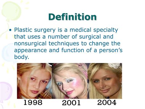 Plastic And Reconstructive Surgery Definition At Mary Wilber Blog