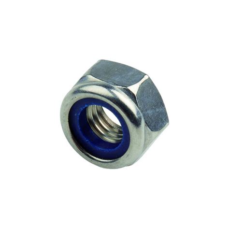 Ecrou Hexagonal Frein Nylon D8mm Inox A2 Boite De 50 101 108834