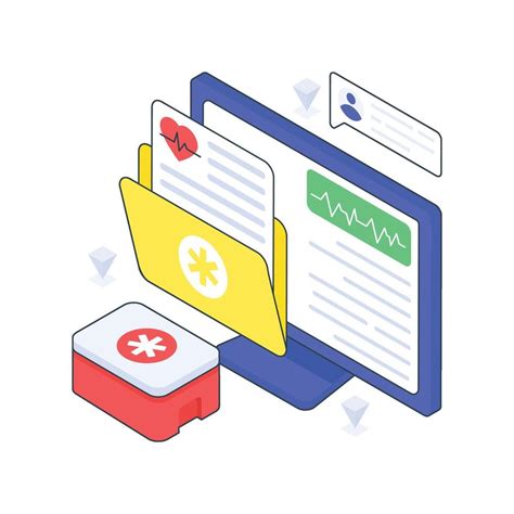 Medical Data Record Vector Art Icons And Graphics For Free Download