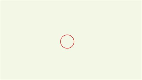 Drawn Red Circle 