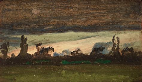 Lauritz Andersen Ring Landscape From The Meadow At Næstved After Sunset Bukowskis