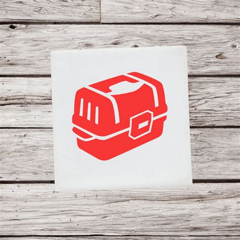 Tackle Box Decal Tackle Box Vinyl Decal Box Decal Fishing Decal