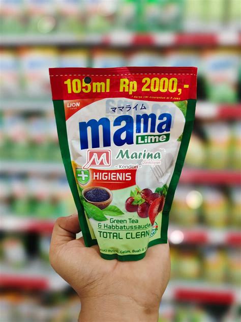 Mama Lime Clean Green Tea Ref 105ml Marina Swalayan