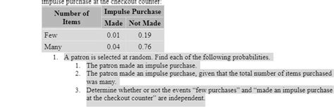 Solved 076number Of Itemsa Patron Is Selected At Random