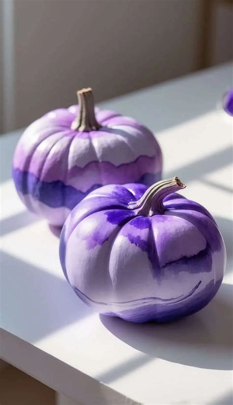 29 Purple Painted Pumpkin Ideas Bold And Whismical Designs Living