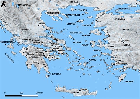 Turkey Ancient Greece Map At Shirl Ketner Blog