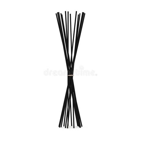 Black Sticks For Fragrance Diffuser Stock Illustration Illustration