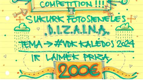 Fotosienelės Dizaino Konkursas Vilniaus Dizaino Kolegija