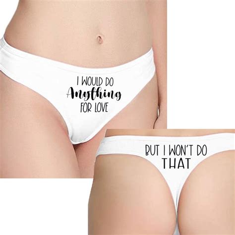 Womens Underwear With Sayings Etsy