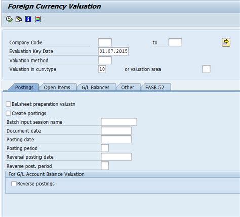 Solved F05 Foreign Currency Valuation How To Reset See Sap