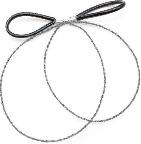 80cm Long Mini Stainless Steel Wire Saw Commando Wire Saw Stainless