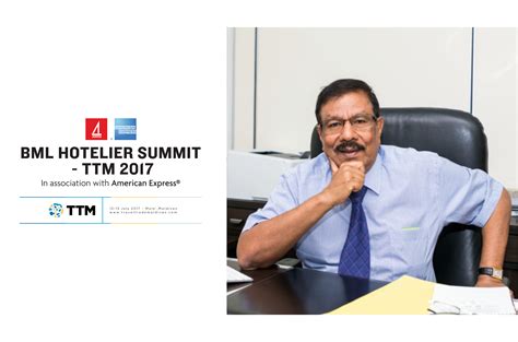 Mohamed Umar Maniku Confirmed As A Keynote Speaker At Bml Hotelier Summit Ttm 2017 Corporate