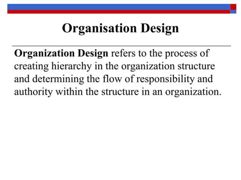 Organisation Structure Definitiondeterminentsimportance And Typespptx