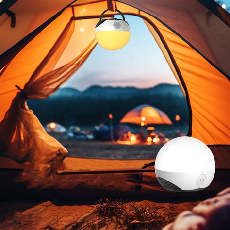 Nizeluk Clearance Outdoor Portable Camping Light Multi Functional Tent Light Long Range Self