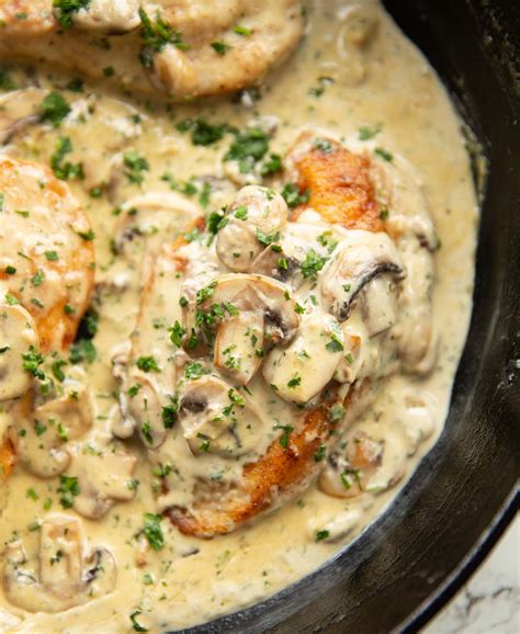 Creamy Garlic Mushroom Chicken Dont Go Bacon My Heart