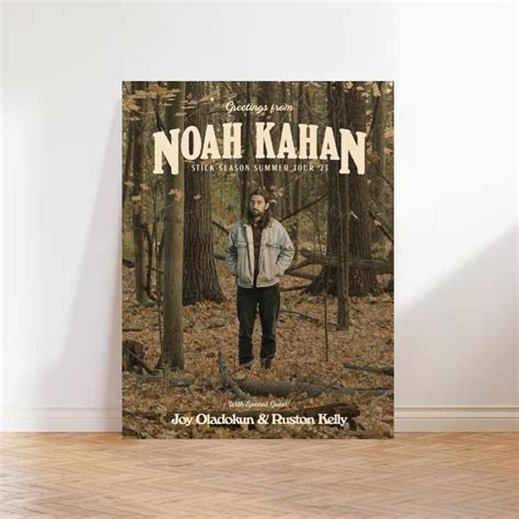 Noah Kahan Poster A4 Noahkahan Stickseason Vintage Depop