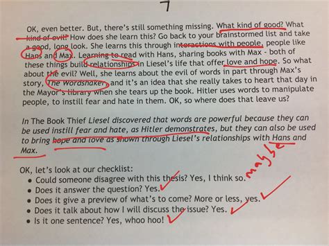 Thesis Statement Examples