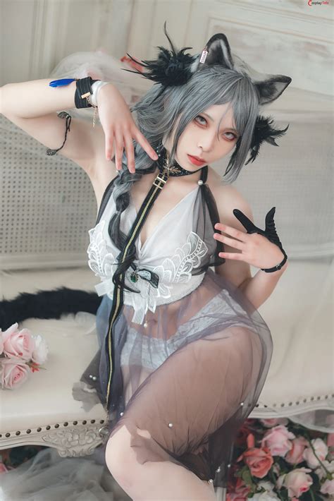 Tokar 浵卡 Laurus0711 Cosplay Schwarz Arknights 39 Photos Cosplaytele