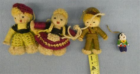 3 Yarn Dolls And 1 Beaded Doll Everything Else Misc Nice Twice Dollshop