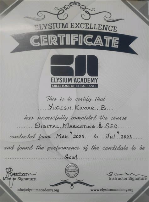 Yugesh Kumar On Linkedin Elysiumacademy Digitalmarketing Seo