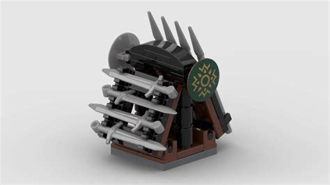 Lego Moc Lego Weapon Rack 360 By Itnael Rebrickable Build With Lego