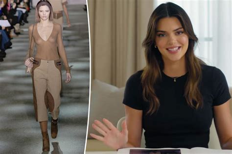 Kendall Jenner Was Completely Comfortable Freeing The Nipple For Marc