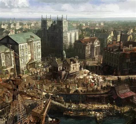 概念艺术大师cm 克雷格•穆林斯（craig Mullins）场景画作
