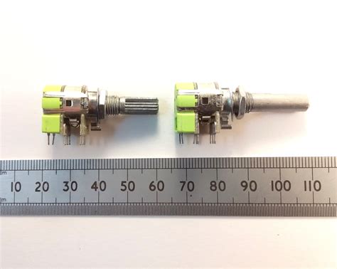 B50k Switched Stereo Potentiometer 12mm Dual Pot On Off Switch In