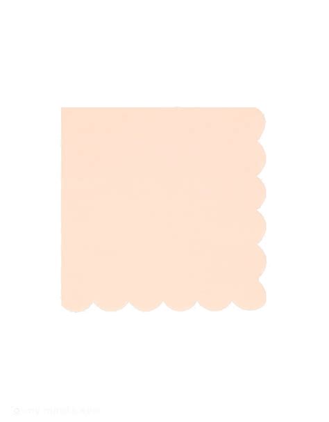 Ballet Slipper Pink Large Napkins Set Of 16