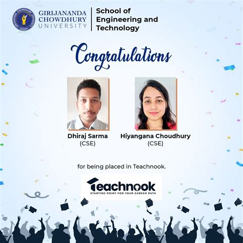 The School Of Engineering And Technology Girijananda Chowdhury University Is Proud Of Dhiraj