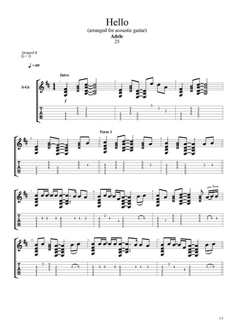 Hello Guitar Chords