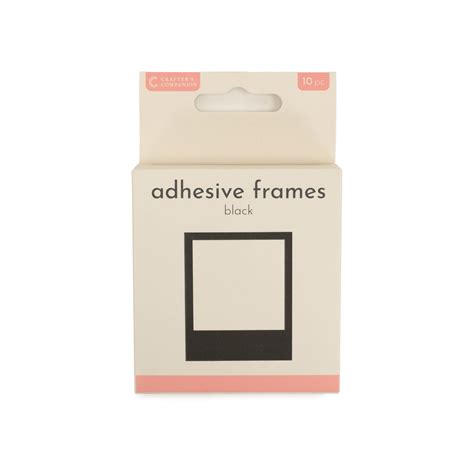 Crafters Companion Black Frames 10 Pack Hobbycraft