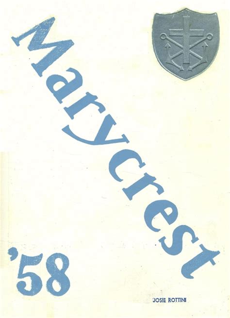 Custom Reprint Yearbook 1958 St Mary Of The Wasatch High School