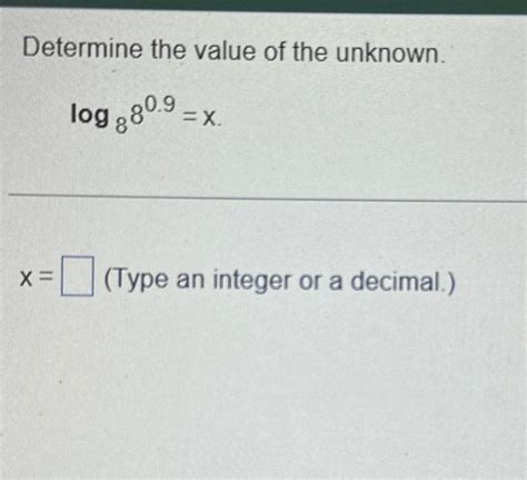 Solved Determine The Value Of The