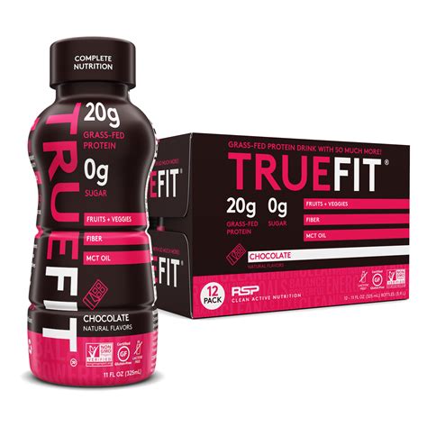 Truefit Grass Fed Protein And Meal Replacement Powder Chocolate Rsp
