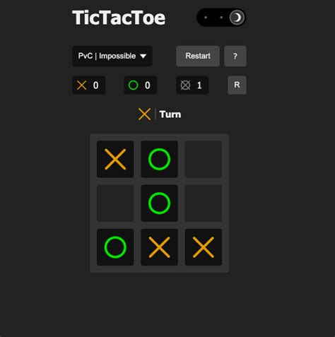 Github Sharveshrajtictactoe Computer A Simple Web Application With Html Css Javascript