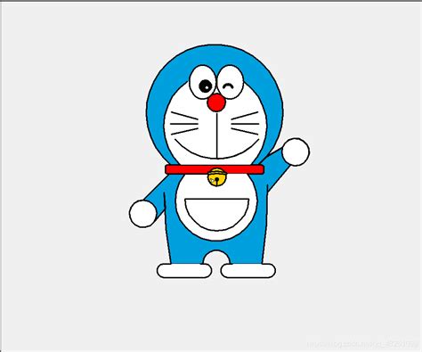 用python画哆啦a梦第2页大山谷图库