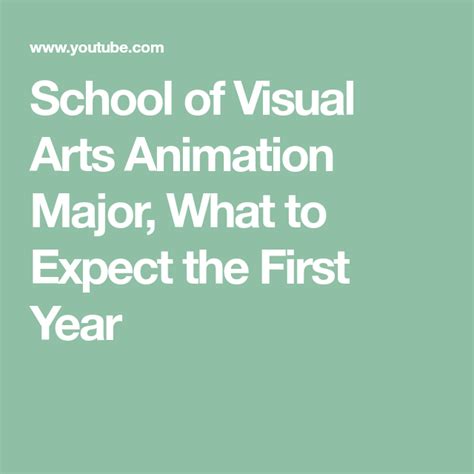 School Of Visual Arts Animation Major What To Expect The First Year School Of Visual Arts
