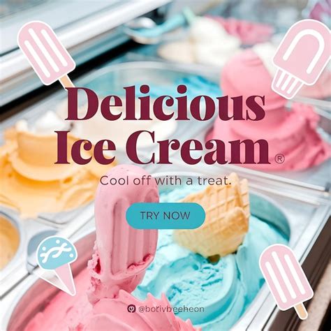 Delight In Vibrant Ice Cream And Striped Popsicles At Our Colorful