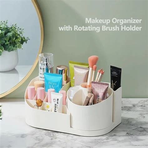 Plastic White Cosmetic Makeup Brush Holder At ₹ 80piece In Rajkot Id