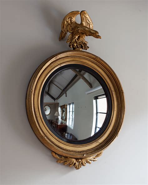 Vintage Convex Mirror Round
