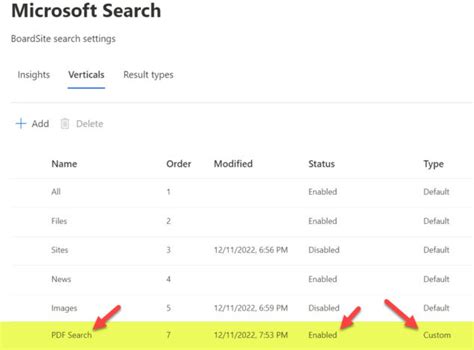How To Configure Search Verticals On A Sharepoint Site Sharepoint Maven