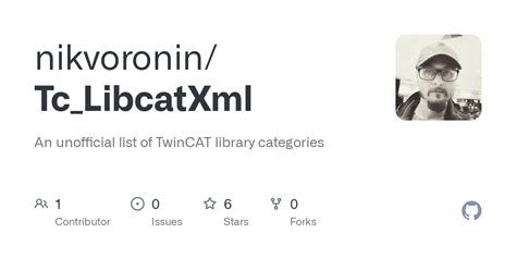 GitHub Nikvoronin Tc LibcatXml An Unofficial List Of TwinCAT Library Categories